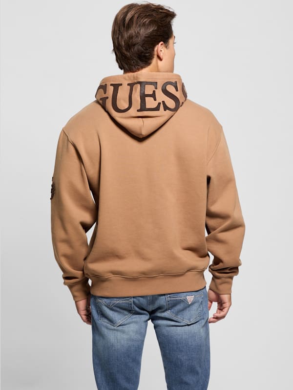 Chenille Logo Hoodie | GUESS Chenille Logo Hoodie | GUESS