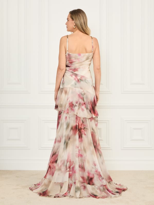 Eco Kendall Printed High-Low Dress | Marciano Eco Kendall Printed High-Low Dress | Marciano