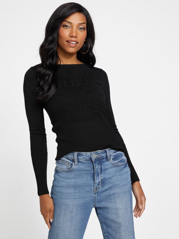 Dendy Logo Sweater | GUESS Factory Ca Dendy Logo Sweater | GUESS Factory Ca