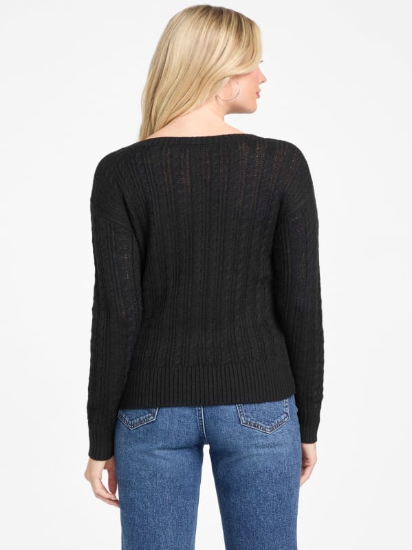 Tracee V-Neck Sweater | GUESS Factory Ca Tracee V-Neck Sweater | GUESS Factory Ca