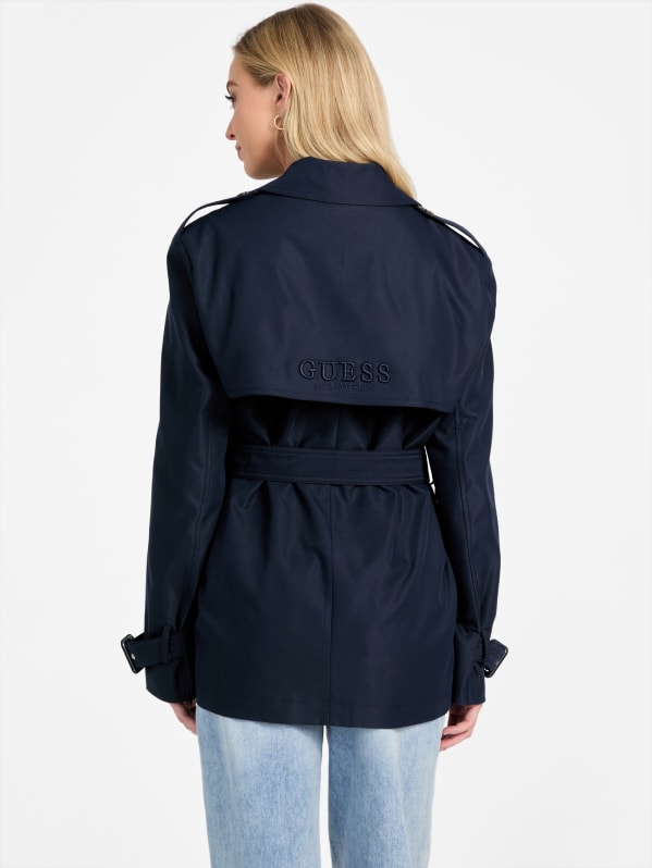 Megan Twill Trench Coat | GUESS Factory Ca Megan Twill Trench Coat | GUESS Factory Ca