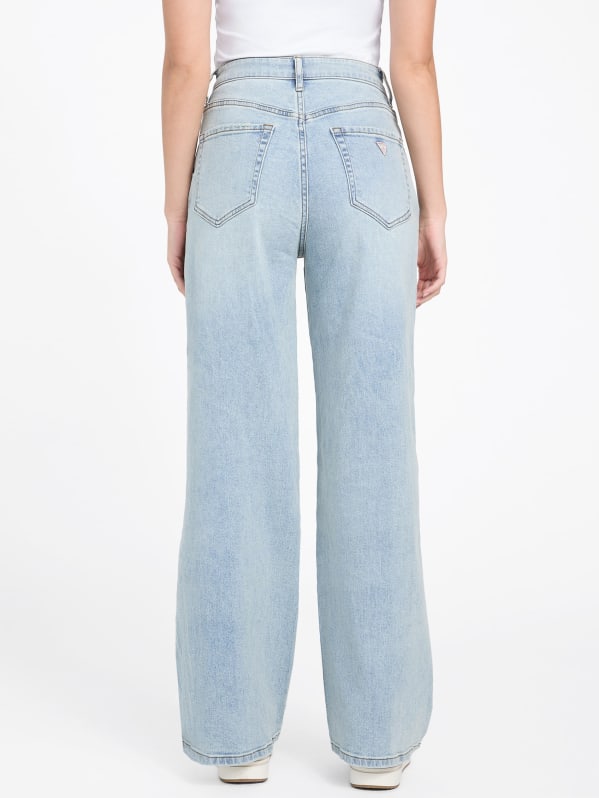 Lisbeth Wide Leg Denim Pants | GUESS Factory Lisbeth Wide Leg Denim Pants | GUESS Factory
