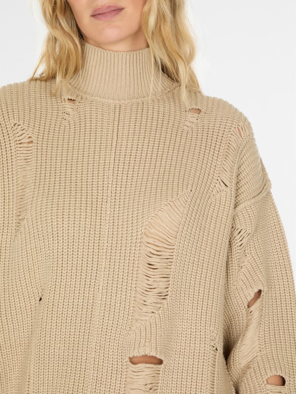 distressed sweater dress | GUESS distressed sweater dress | GUESS