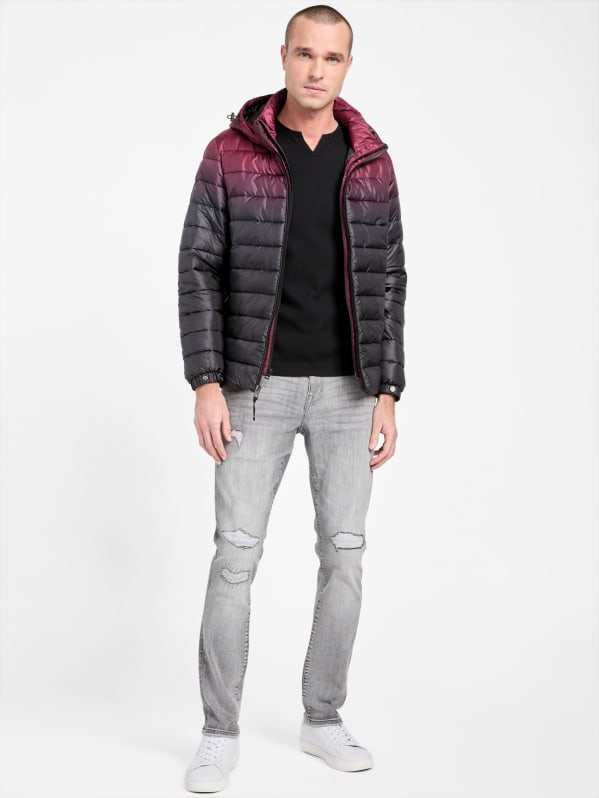 Harrison Ombre Puffer Jacket | GUESS Factory Ca Harrison Ombre Puffer Jacket | GUESS Factory Ca