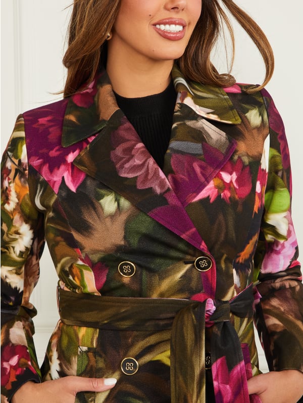 Jennifer Printed Trench Coat | Marciano Jennifer Printed Trench Coat | Marciano