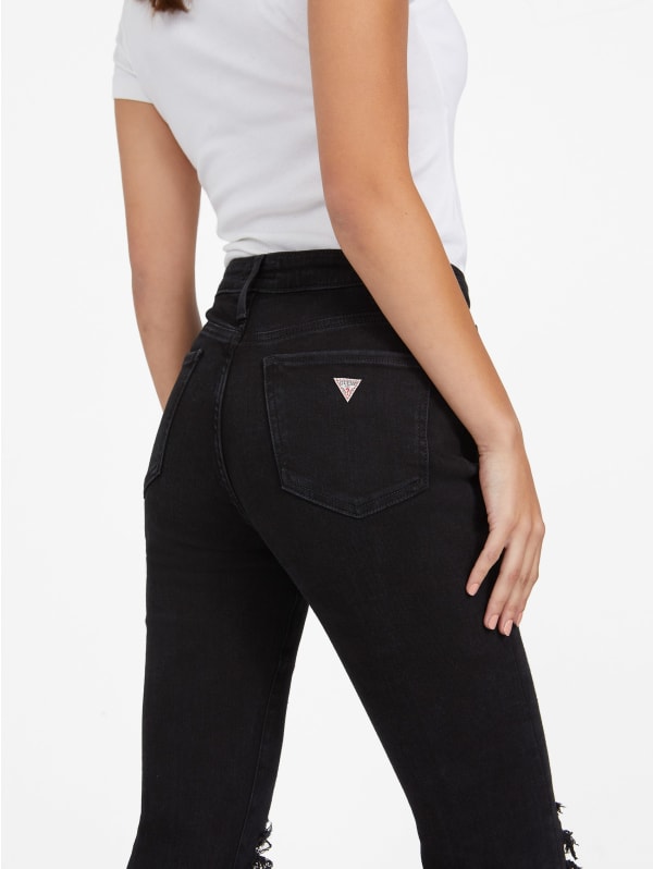 Eco Sharona Mid-Rise Flared Jeans | GUESS Factory Eco Sharona Mid-Rise Flared Jeans | GUESS Factory