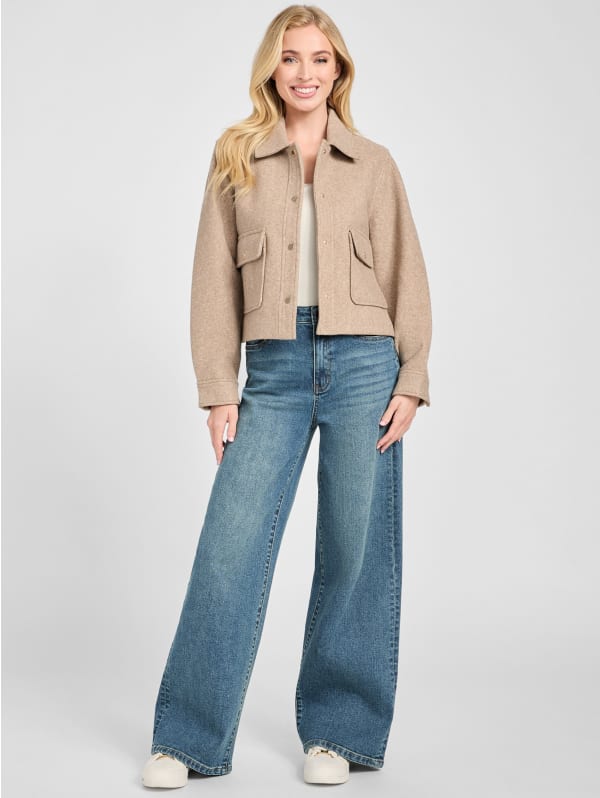 Lisbeth Wide Leg Denim Pants | GUESS Factory Ca Lisbeth Wide Leg Denim Pants | GUESS Factory Ca