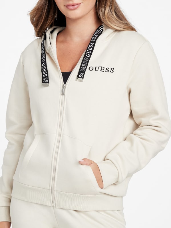 Edra Logo Zip Hoodie | GUESS Factory Ca Edra Logo Zip Hoodie | GUESS Factory Ca