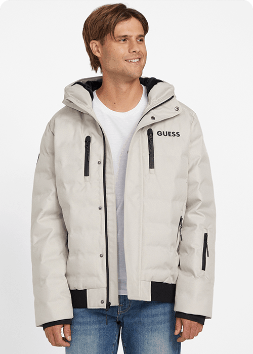 guess bubble jacket for men