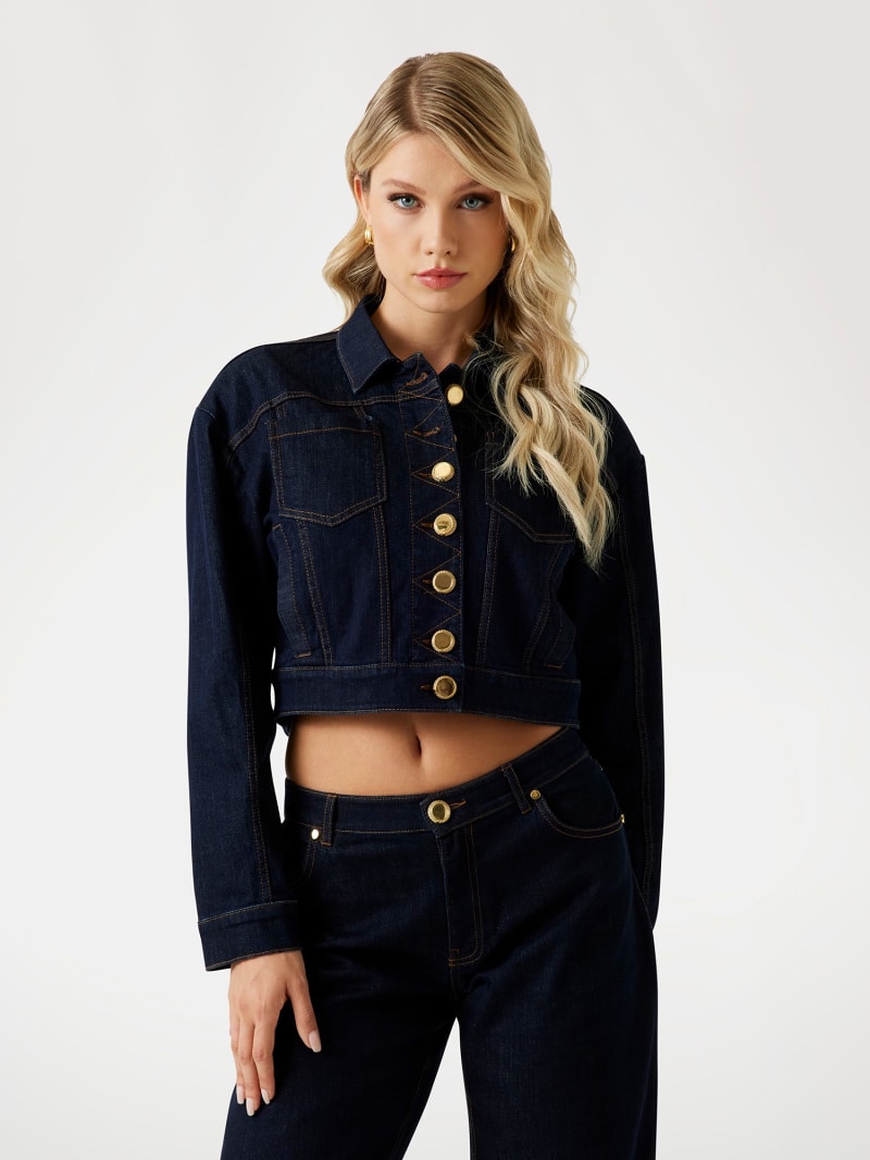 MARCIANO by GUESS® Marciano cropped denim jacket