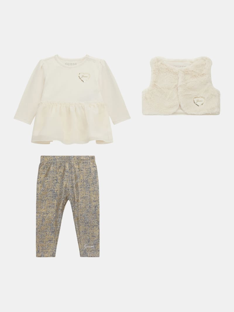 GUESS® Set gilet, t-shirt e legging