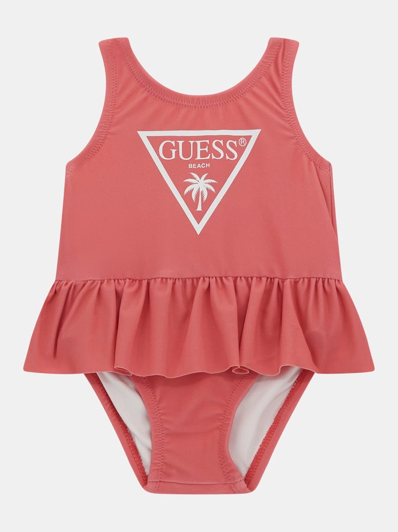 GUESS® Triangle logo one piece sweamsuit