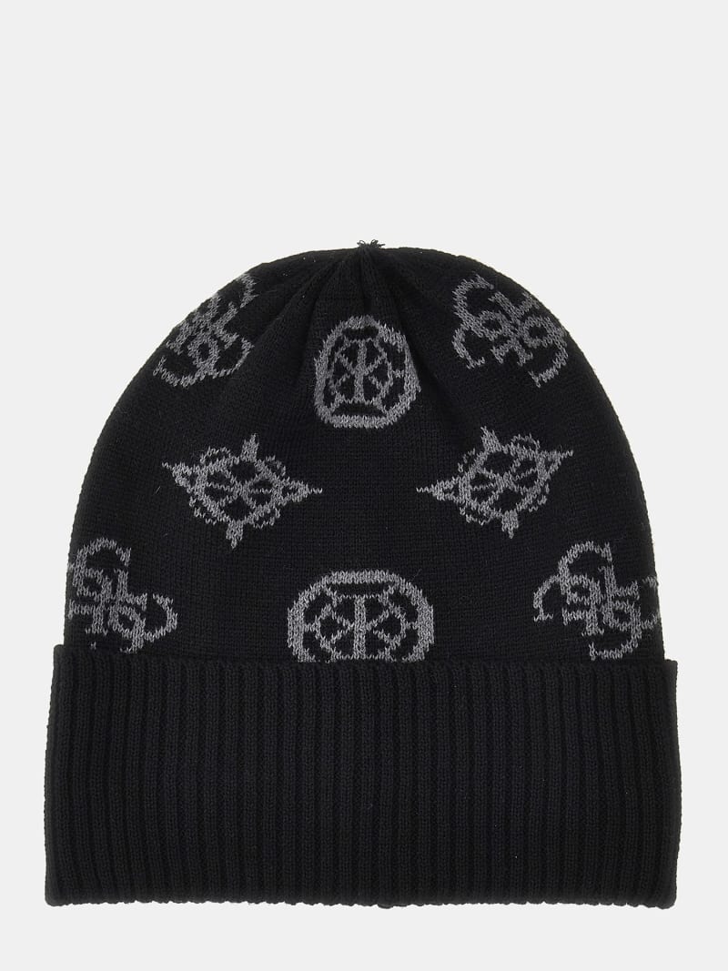 GUESS® Gorro con logo 4G y Peony Hombre