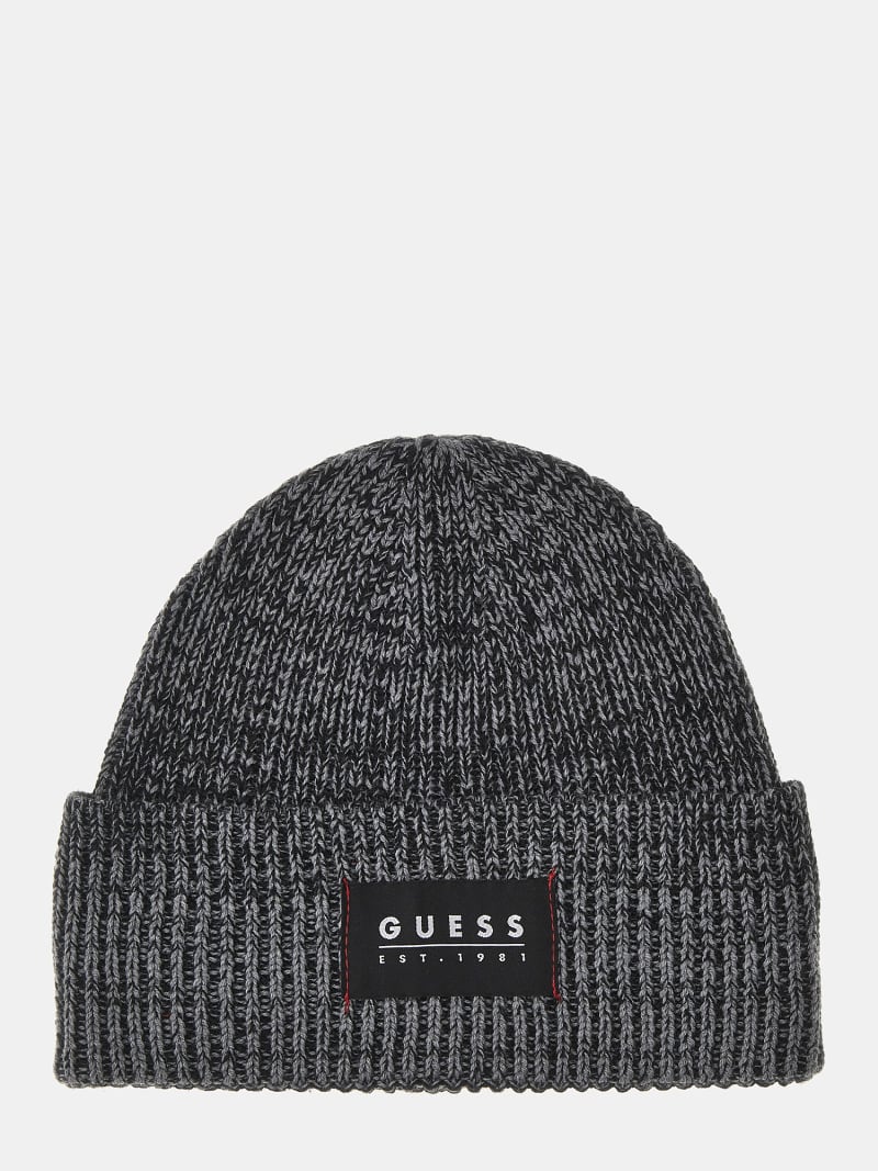 GUESS® Gorro com inscrição do logótipo Homem