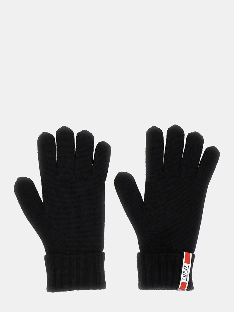 GUESS® Mito ribbed gloves Men