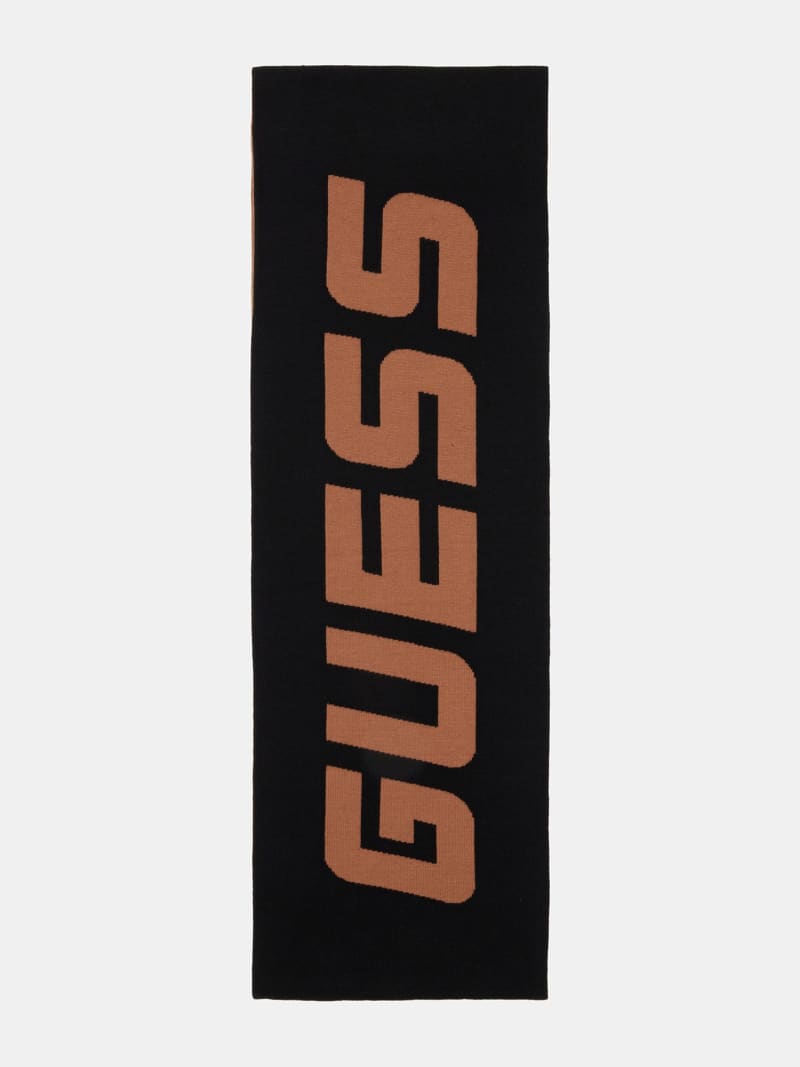 GUESS® Logo-Script Knit Scarf Men