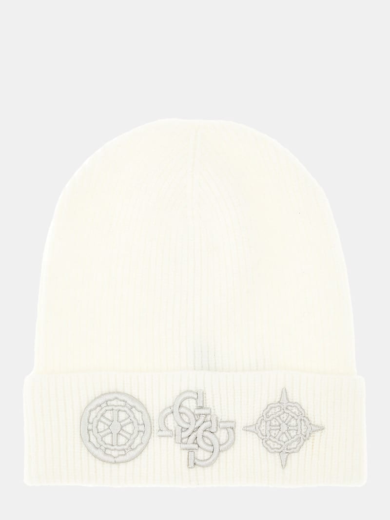 GUESS® Gorro con logotipo 4G Peony Mujer