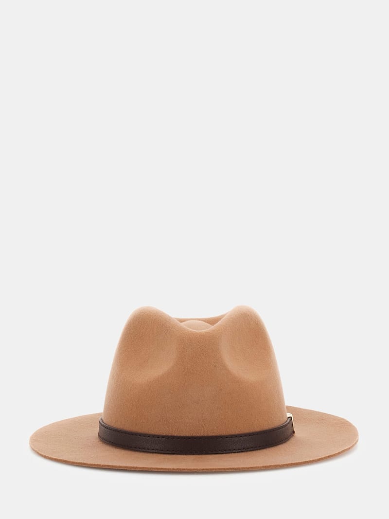 GUESS® Logo-script fedora hat Women
