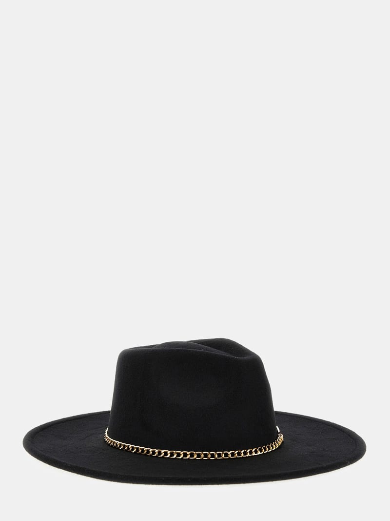 GUESS® Chain Fedora Hat Women