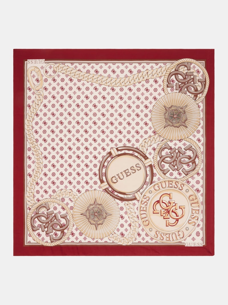 Šátek s logem 4G pivoňky Ženy | GUESS® Minulé kolekce