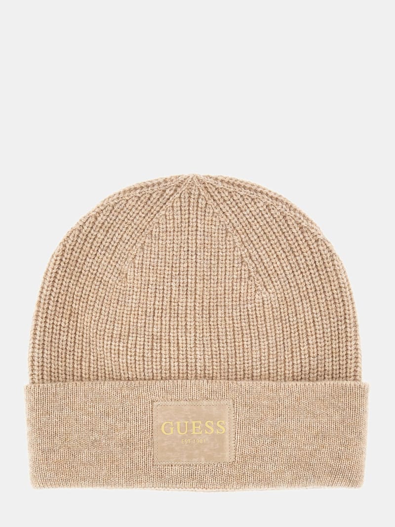 GUESS® Brenton Logo-Script Beanie Women