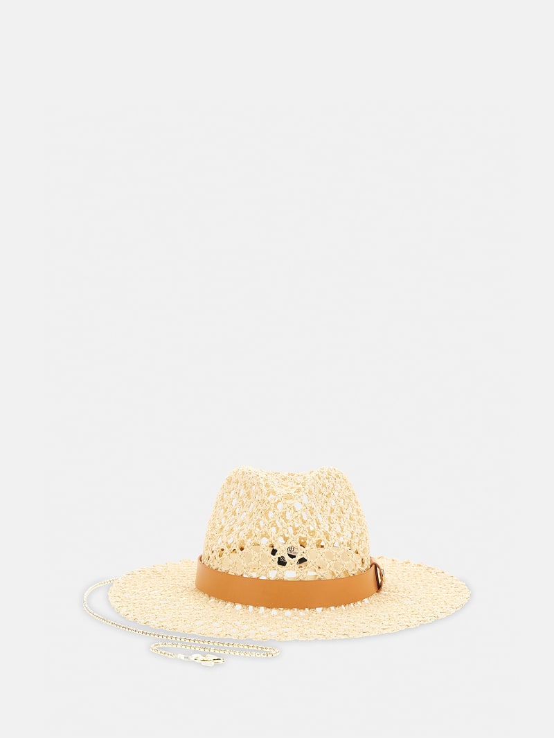 Woven straw hat Women | GUESS® Official Website