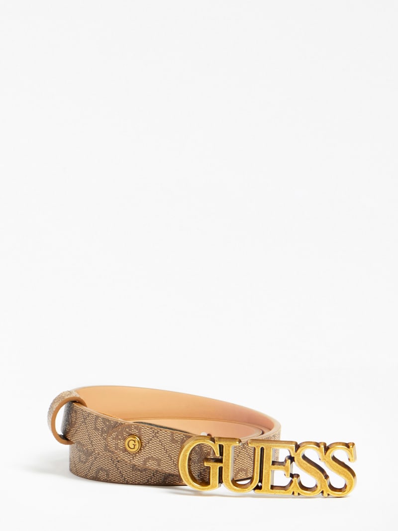 GUESS® NOELLE LOGO SCRIPT BELT