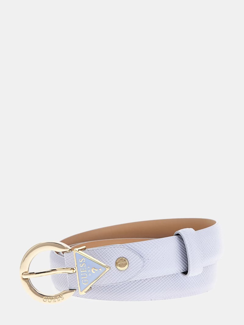 GUESS® Noelle triangle logo belt