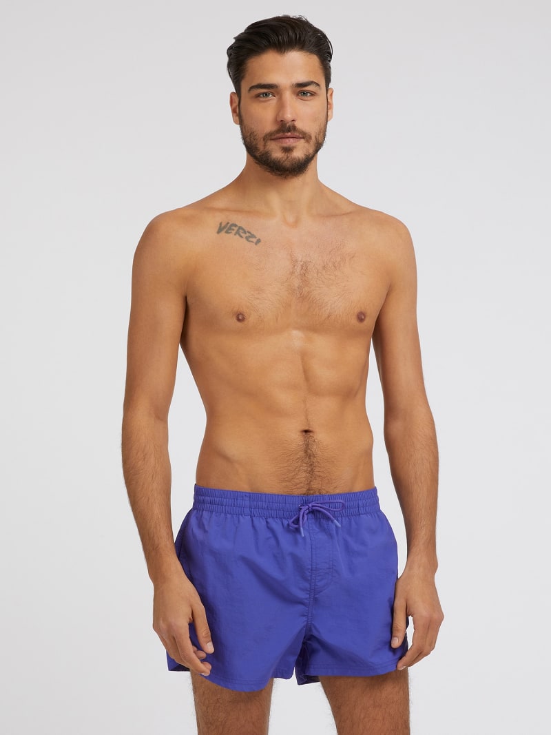 Small logo short swim trunk Men | GUESS® Official Website