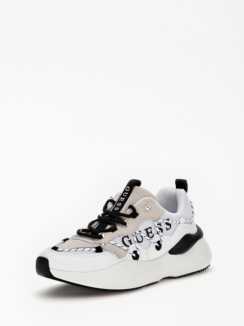 Kimbir suede-insert running shoe Women | GUESS® Official Website