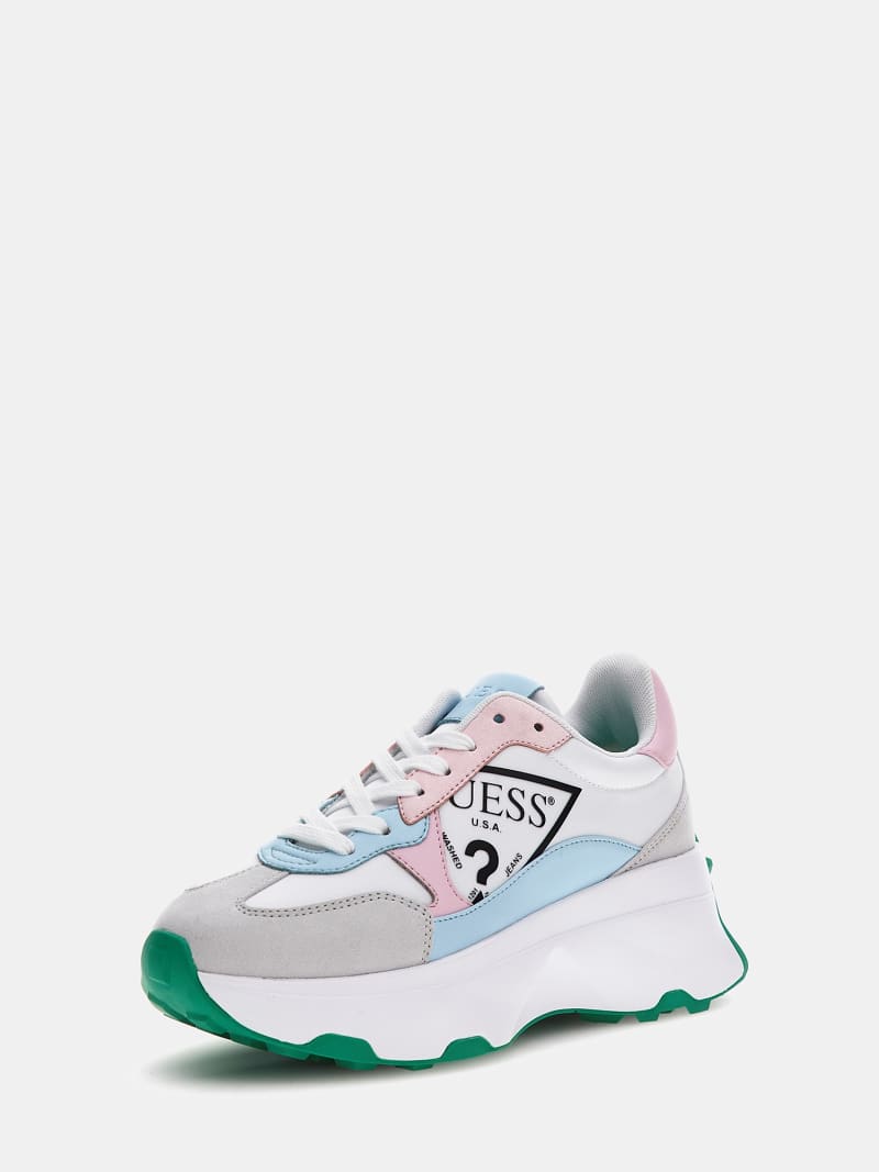 Calebb triangle-logo running shoes Women | GUESS® Official Website