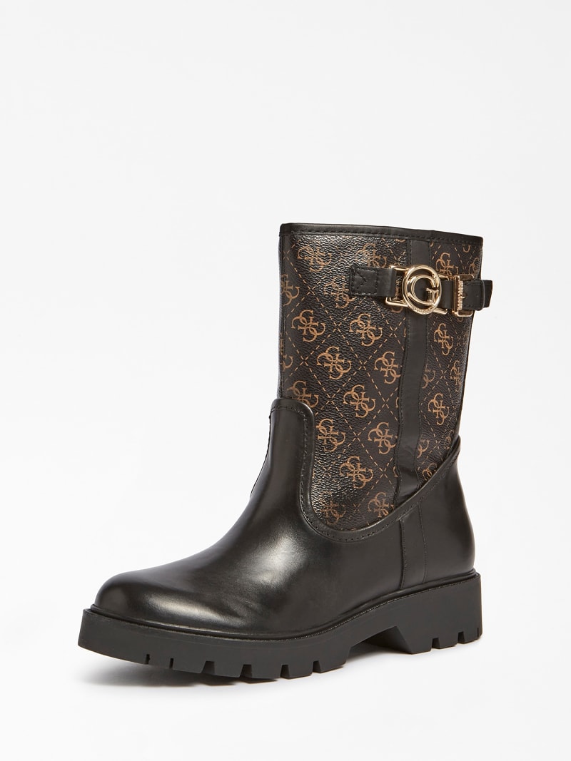 RADLYN GENUINE LEATHER LOGO ANKLE BOOT Women | GUESS® Official Website