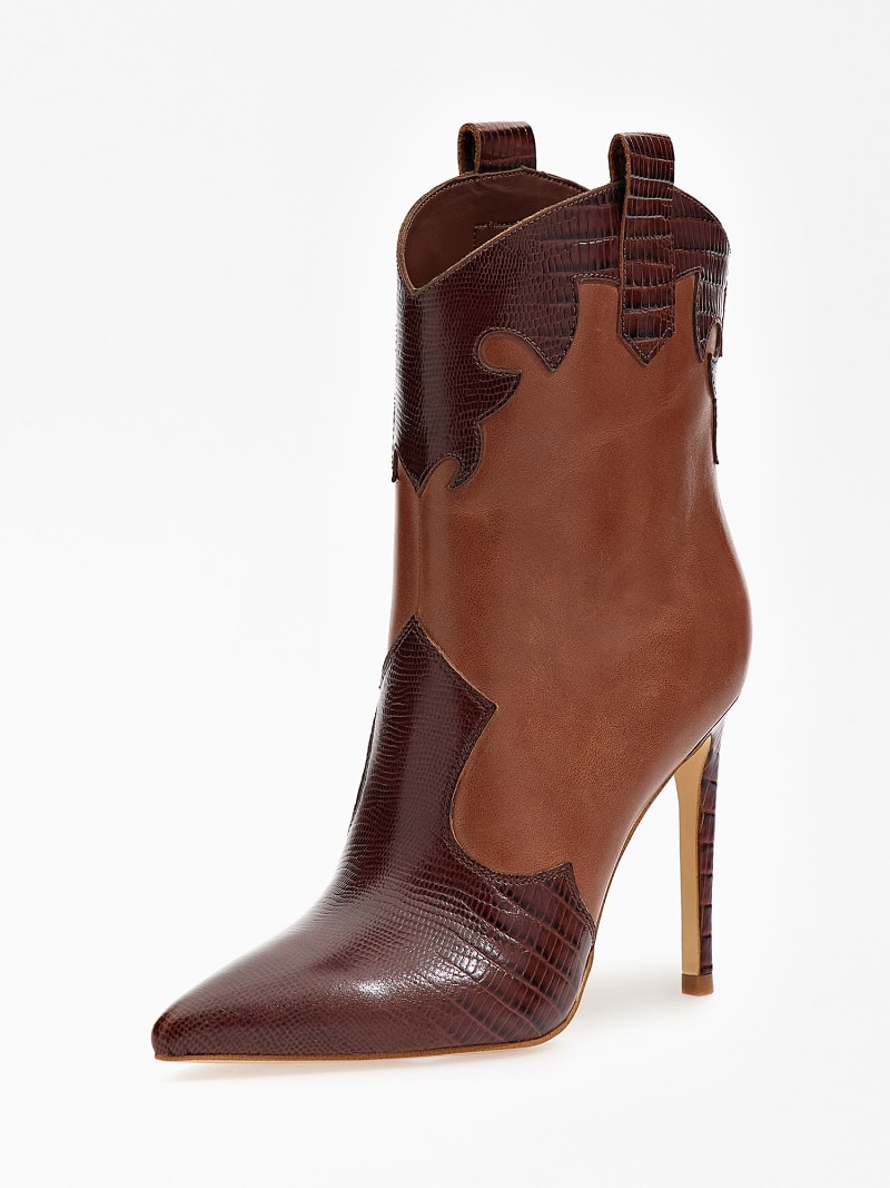Bottine Breann cuir véritable Femme | Site officiel GUESS®