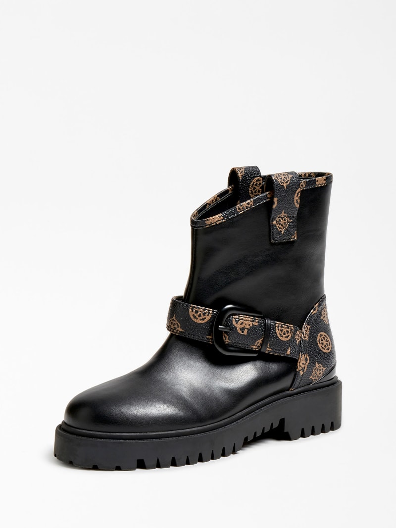 BOTTINES ORICAN IMPRIMÉ 4G LOGO PEONY | Site officiel GUESS®