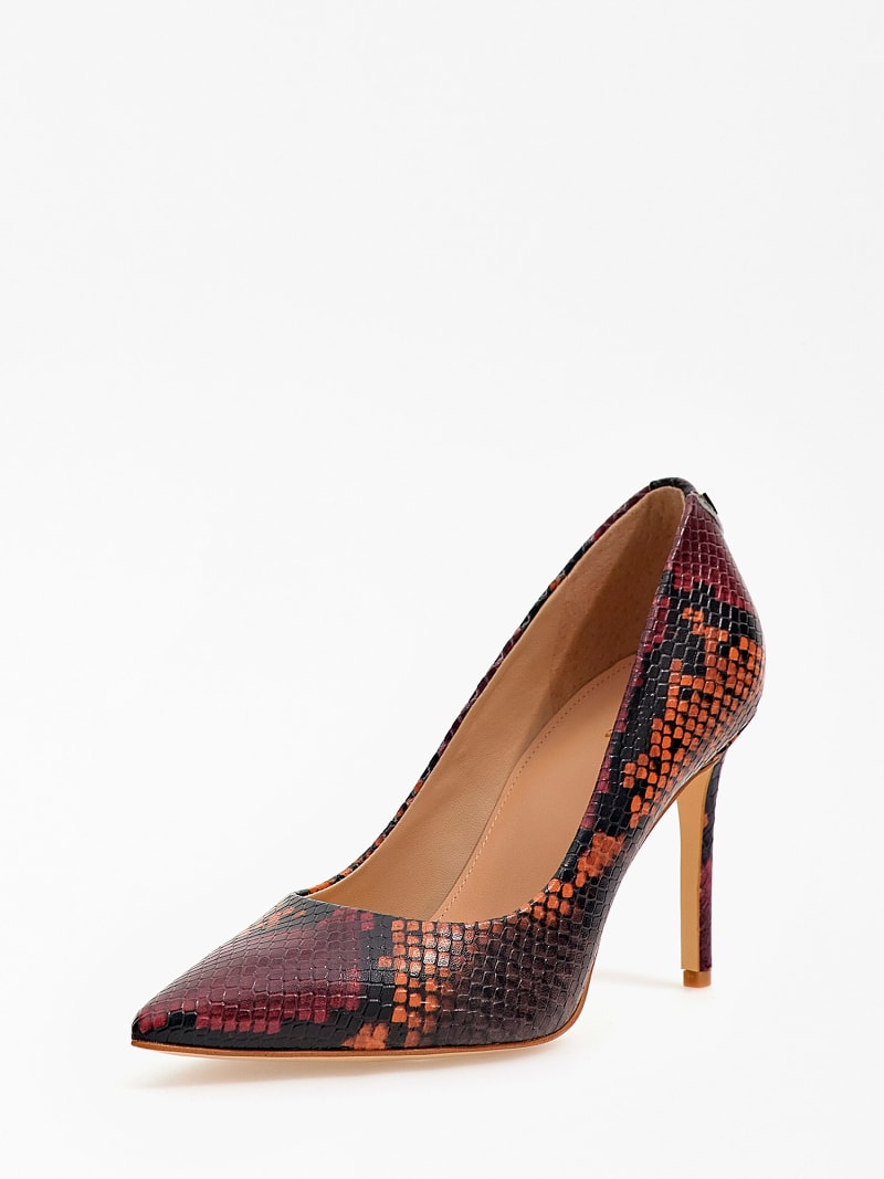 GUESS® Python-print Piera court shoes