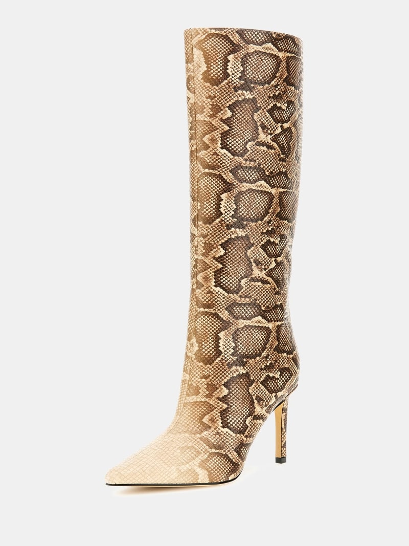 GUESS® Dayton python-print high boot