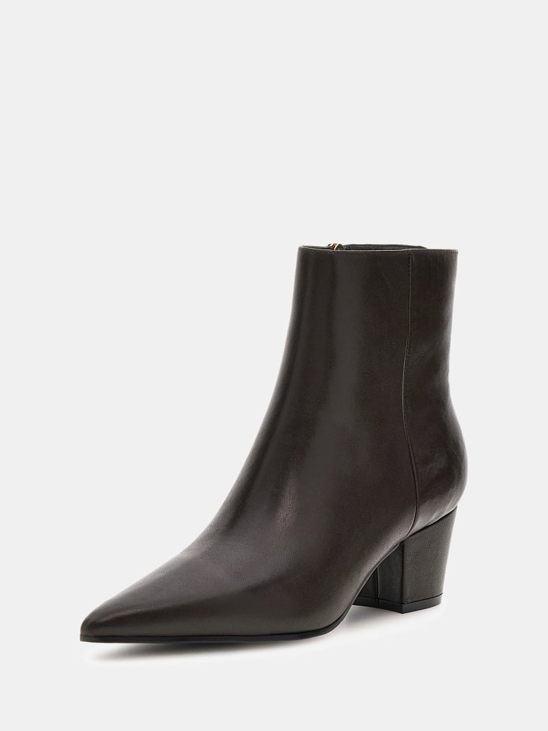 GUESS® Halisa Genuine Leather Ankle Boot Women