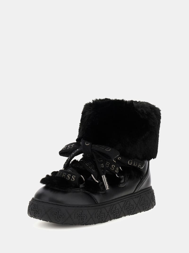 Botki ze sztucznym futrem linia Unessa Kobieta | GUESS® Przeszłe Kolekcje