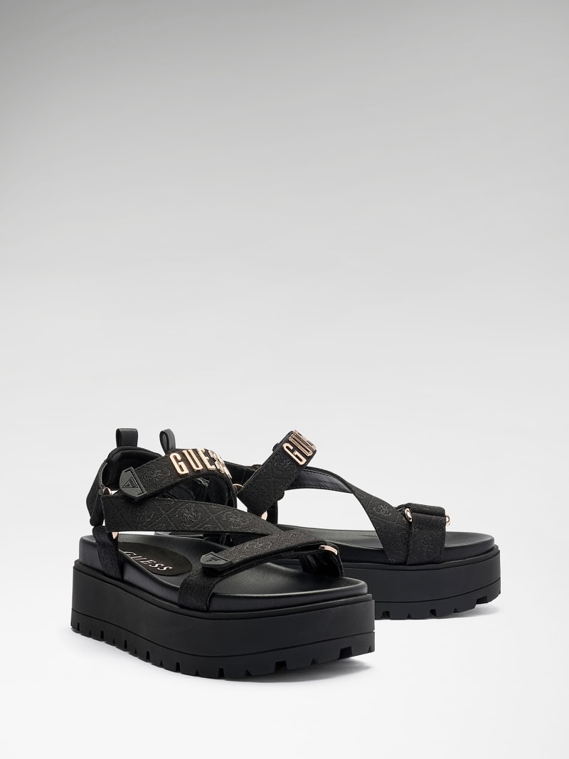 GUESS® Fetta Logo Sandals Women