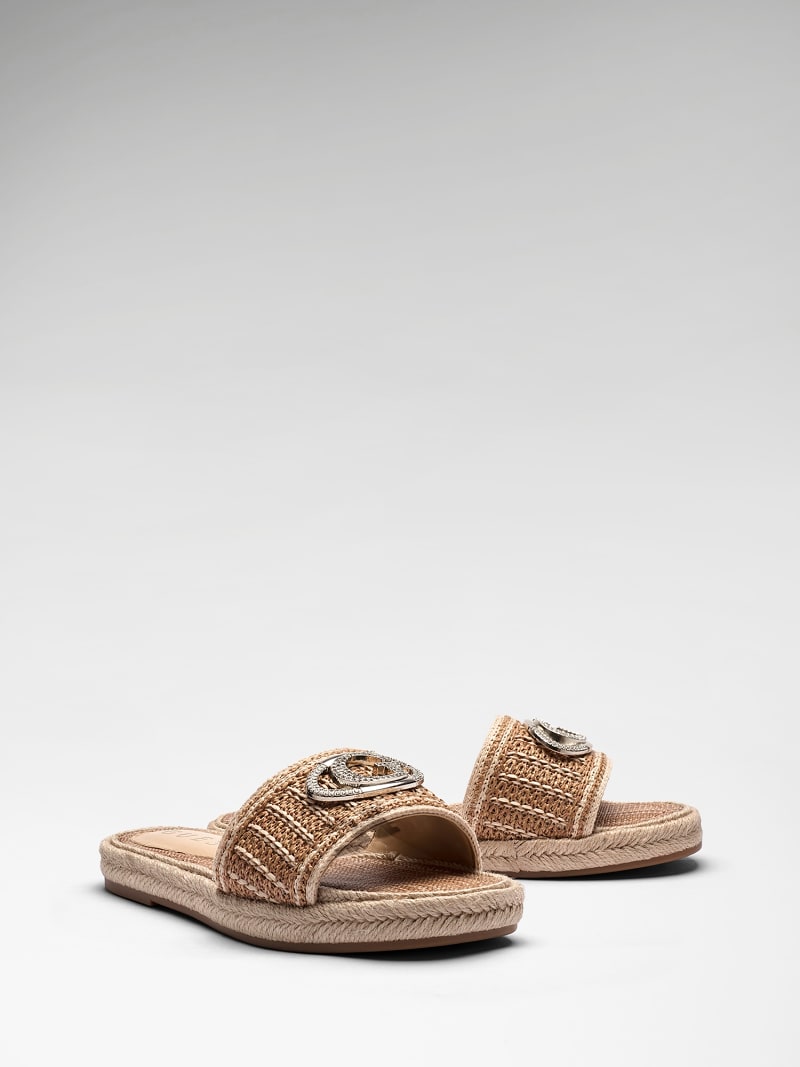 GUESS® Sandali z logotipom Kaylis Ženske