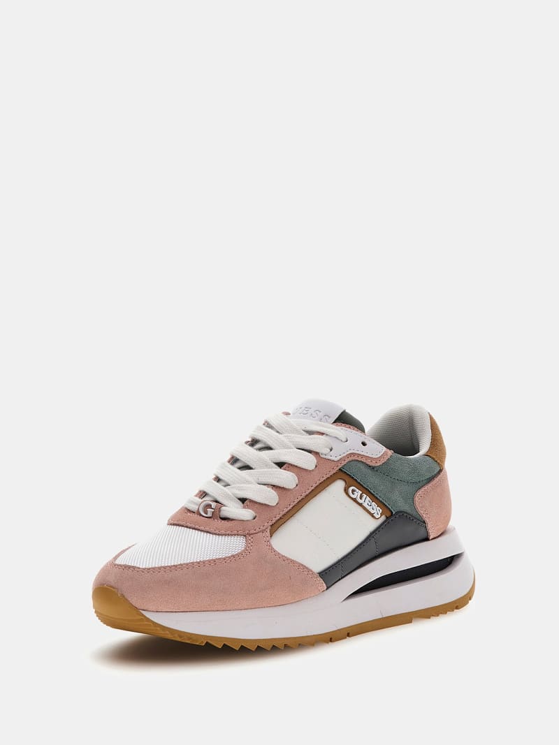 GUESS® Energy Leather Blend Running Shoe Women