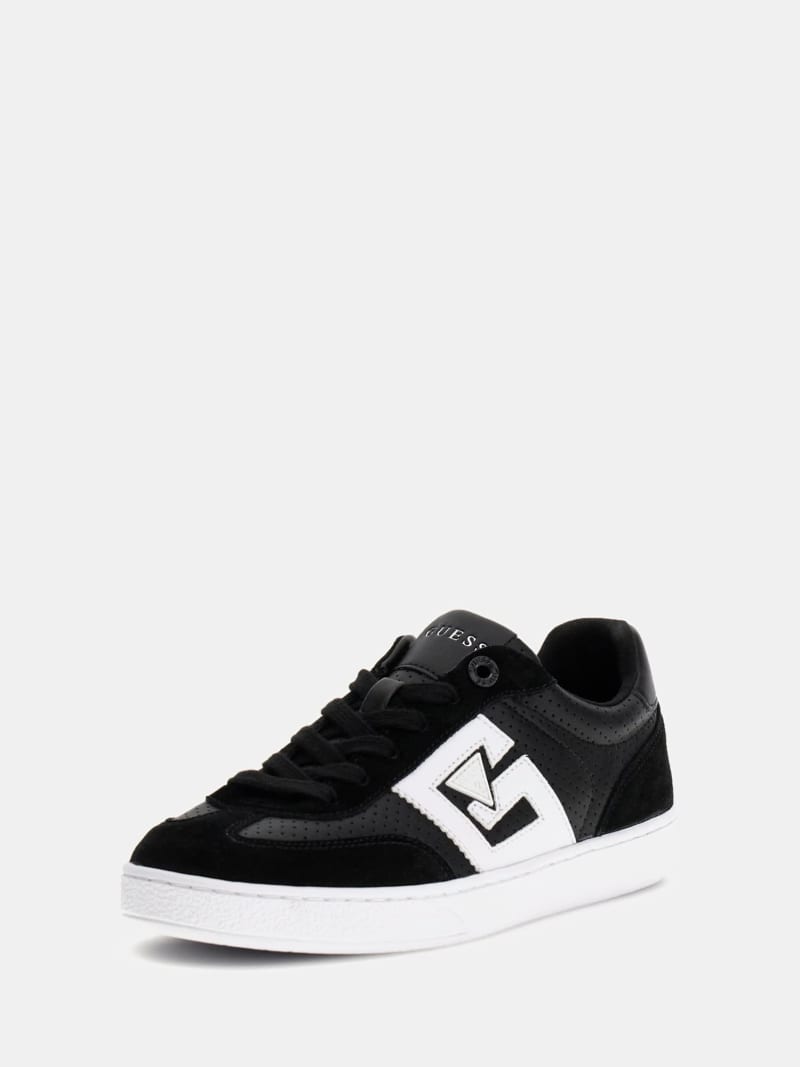 GUESS® Sneaker Nochee inzetdelen van suède Dames