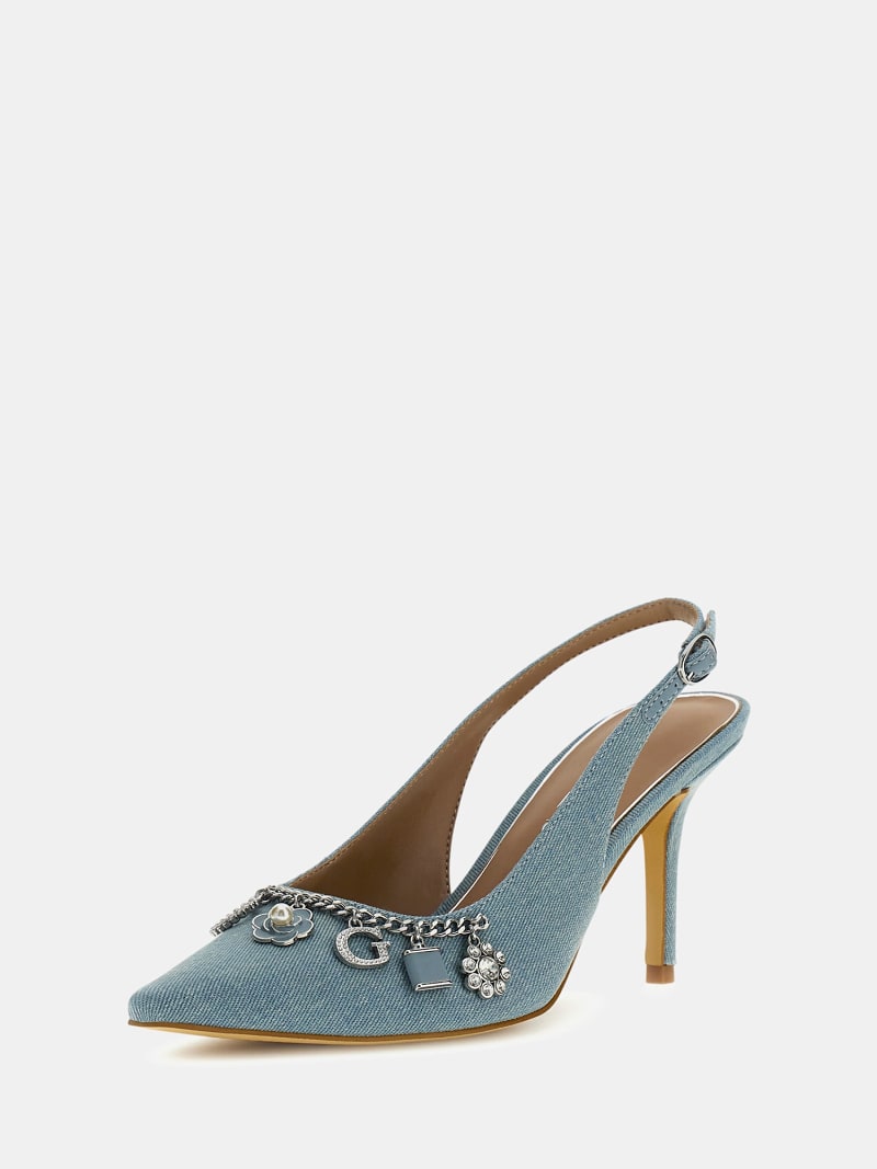 GUESS® Sapatos sling back Naska em ganga Mulher