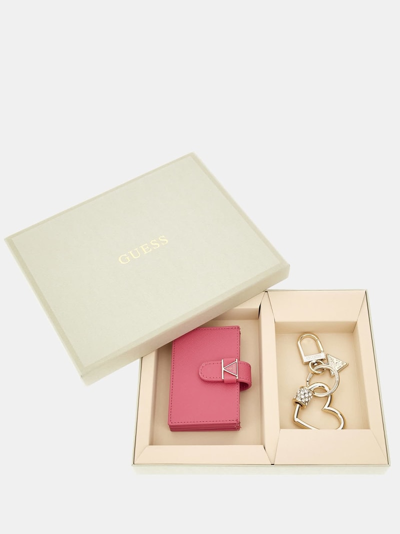 4G logo wallet and keychain set Women | GUESS® Official Website