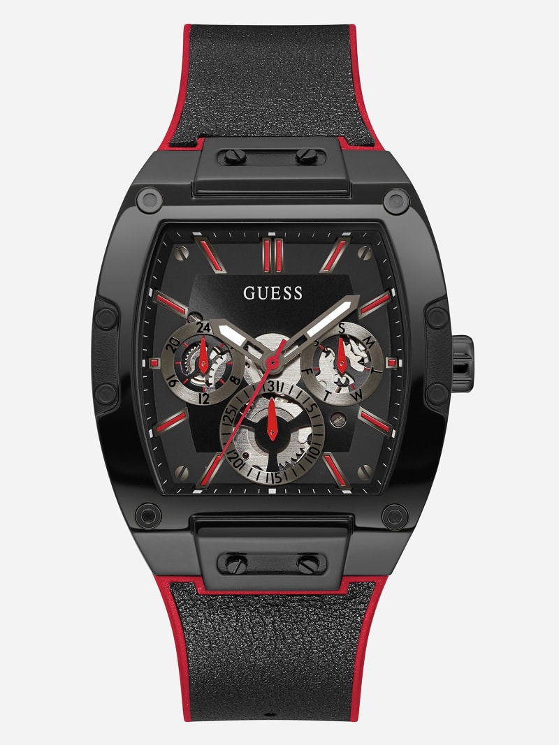 Multifunctioneel horloge echt leer