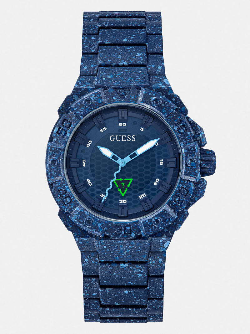 GUESS® Recycled plastic analogue watch Men