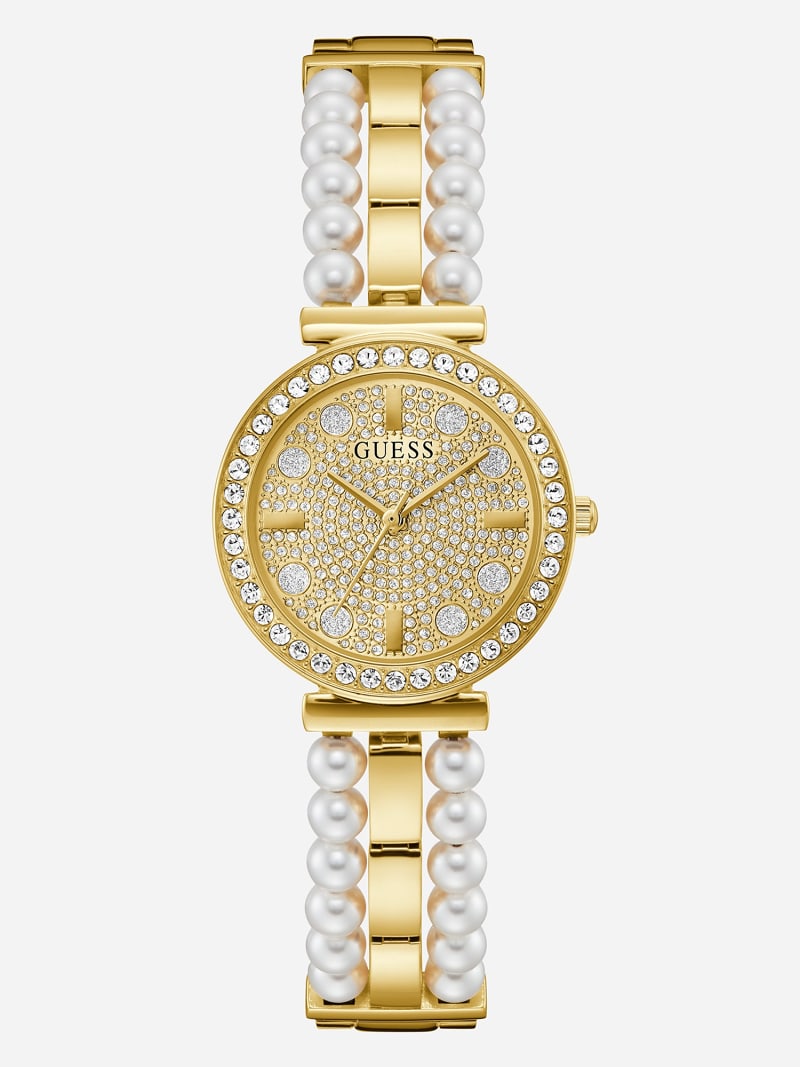 Crystal analogue watch Women | GUESS® Official Website