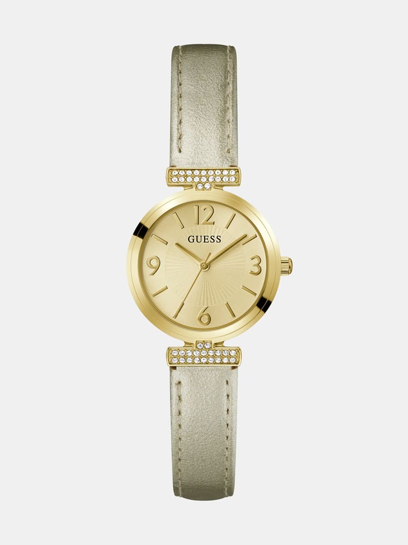 GUESS® Metallic analogue watch Women