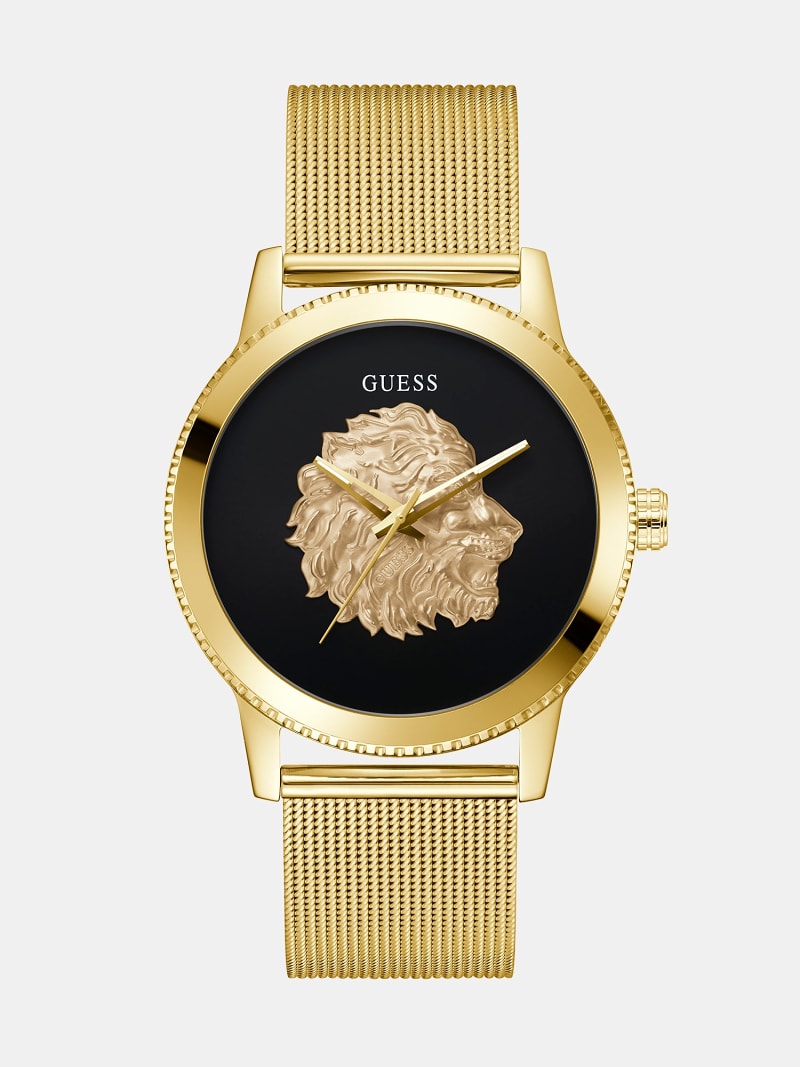 Stainless steel analogue watch