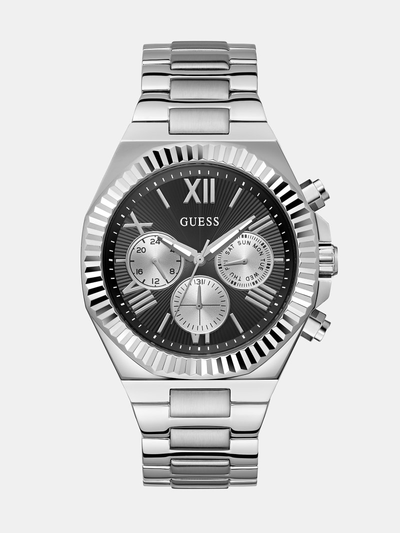 GUESS® Multifunctioneel horloge van roestvrij staal 44 mm Heren